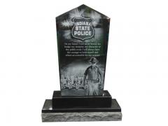 Wholesale Custom Custom Black Granite Etched Police Memorial Stones ...